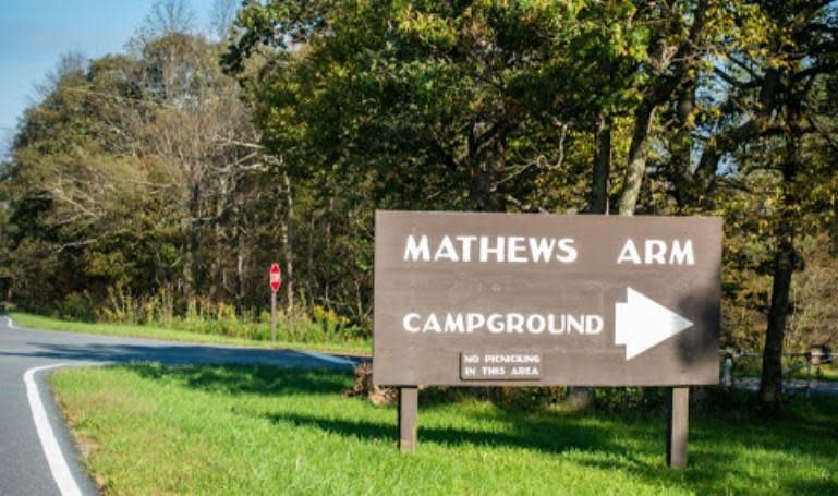 Mathews Arm Campground in Shenandoah National Park