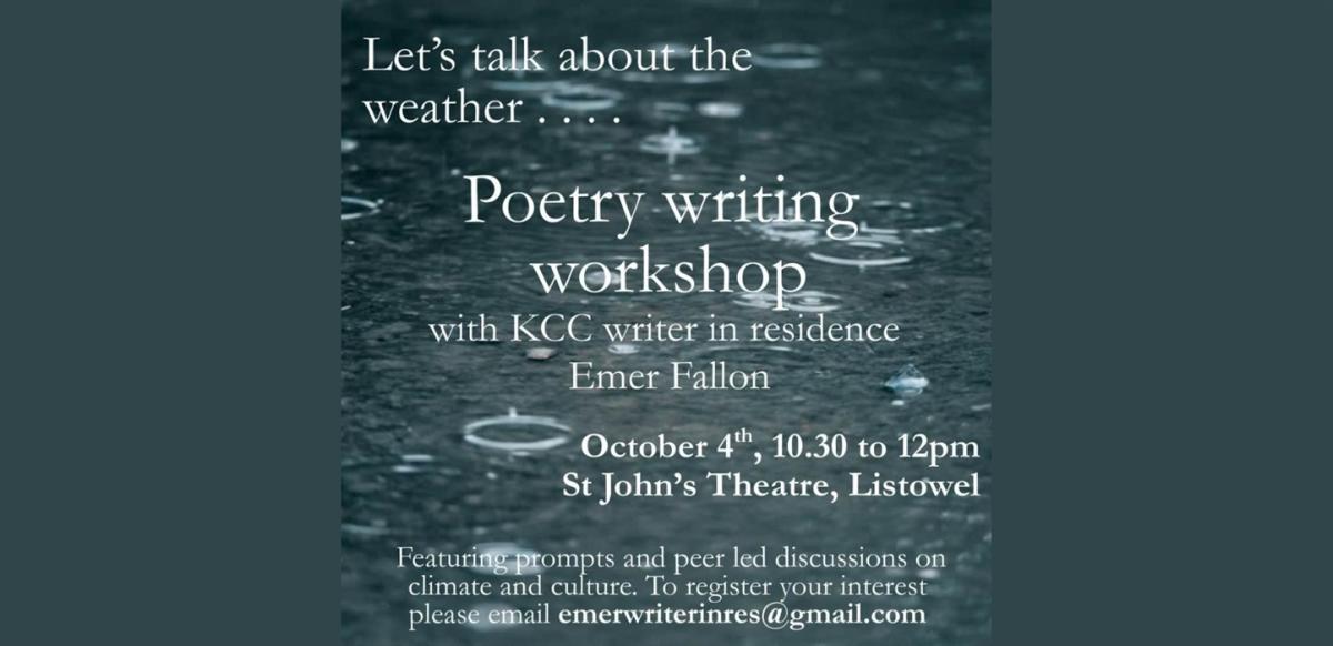 Lets Talk About the Weather - Poetry Writing Workshop - Discover Kerry