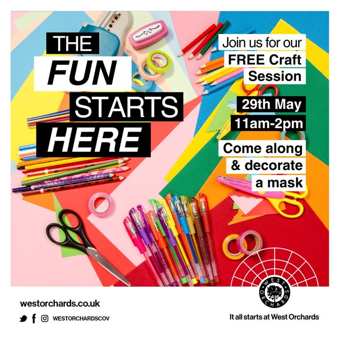 West Orchards FREE Craft Session - Visit Birmingham