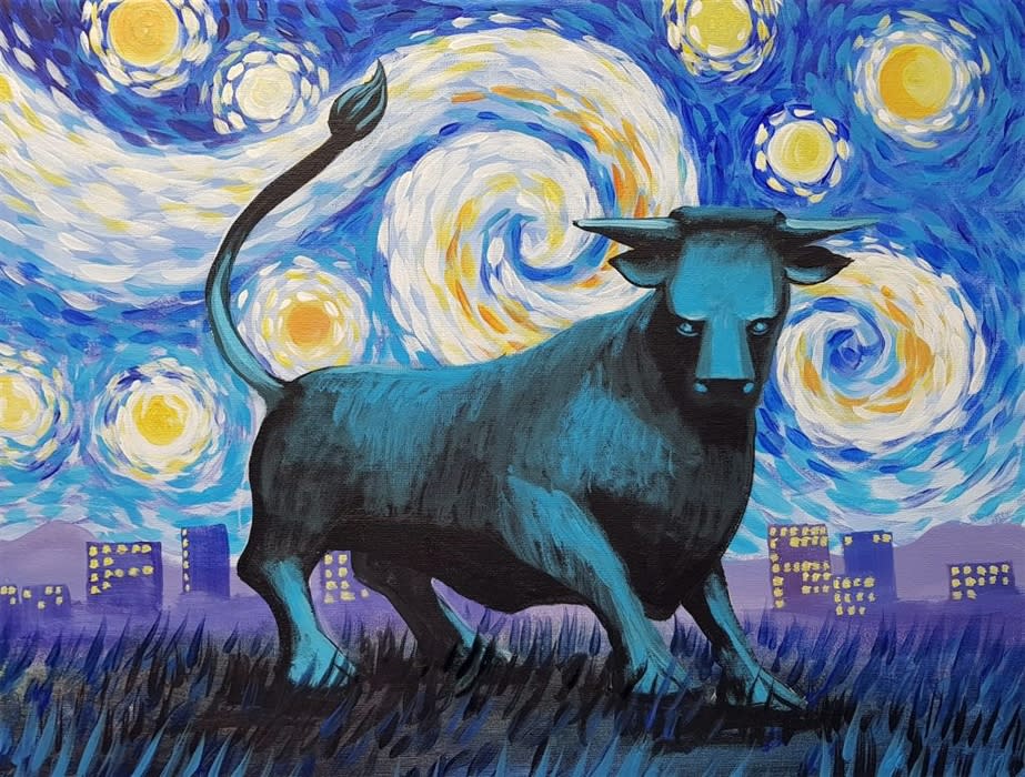 Paint Starry Night Bully! Birmingham - Visit Birmingham