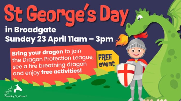 St George's Day in Broadgate - Visit Birmingham