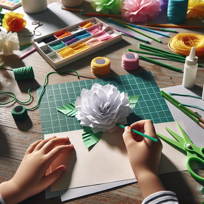 Gajra Gardens workshop- Creating Peaceful Tissue Paper Flowers | West ...