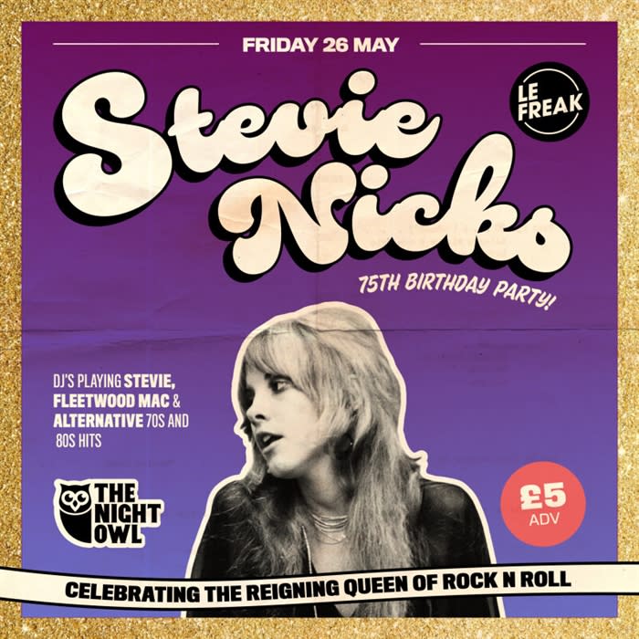 Le Freak: Stevie Nicks 75th Birthday Party - Visit Birmingham