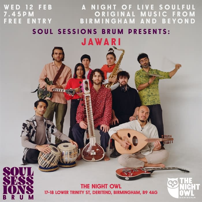 Soul Sessions Brum Presents: JAWARI + Support From Louie Miles, Emily ...