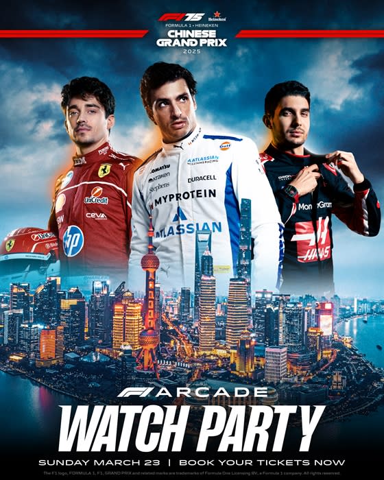 OFFICIAL F1® SHANGHAI WATCH PARTY - Visit Birmingham