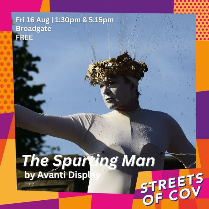 The Spurting Man - Streets of Cov - Visit Birmingham