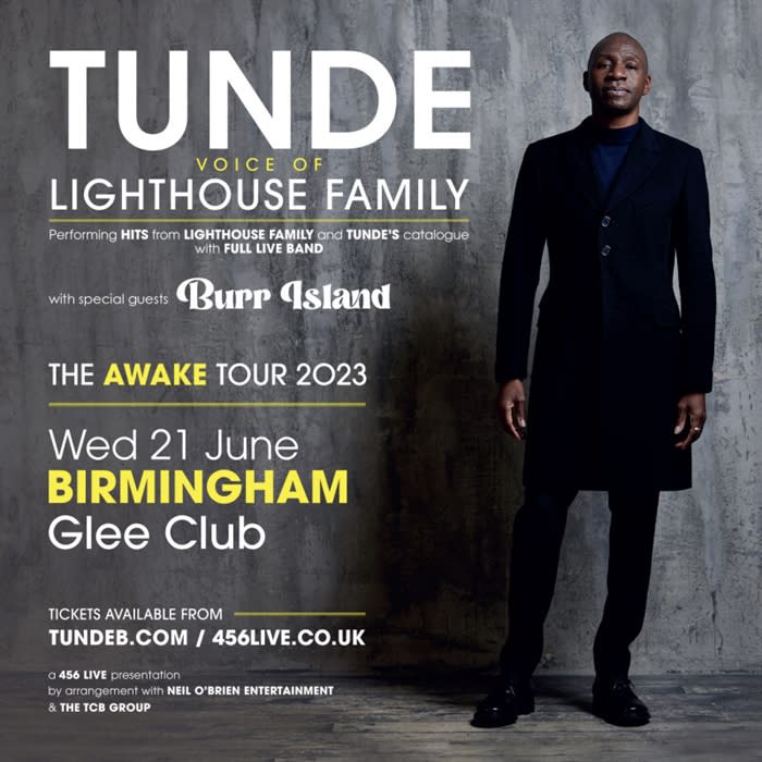 Tunde, Voice of Lighthouse Family (14+) - Visit Birmingham