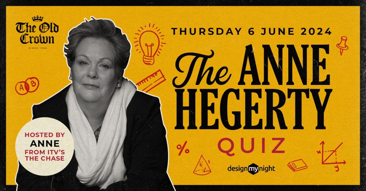The Anne Hegerty Quiz at The Old Crown - Visit Birmingham