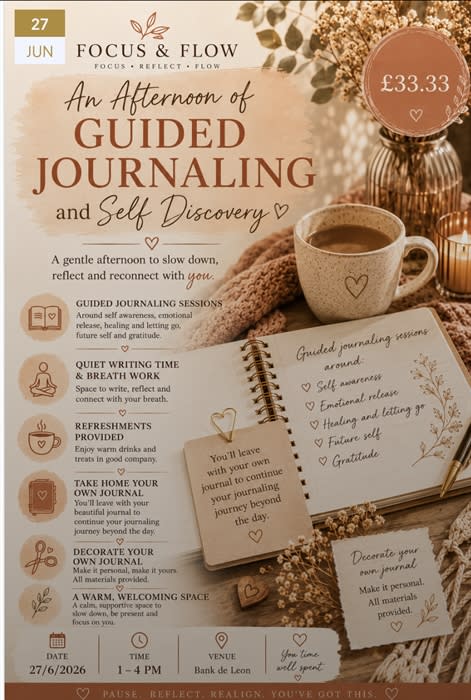 An afternoon of guided journaling and self discovery - Visit Dorset