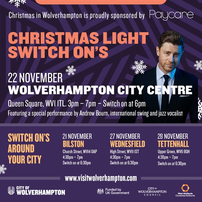 Wolverhampton City Centre Christmas Lights Switch On | West Midlands ...
