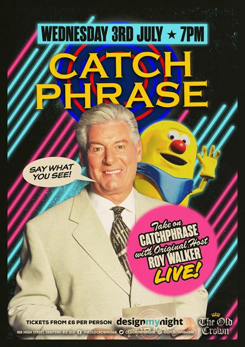 CATCHPHRASE LIVE AT THE OLD CROWN WITH ROY WALKER – SAY WHAT YOU SEE! - Visit Birmingham