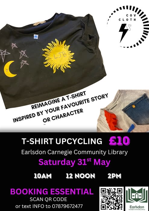 Cov Cloth T-Shirt Upcycling - Visit Birmingham