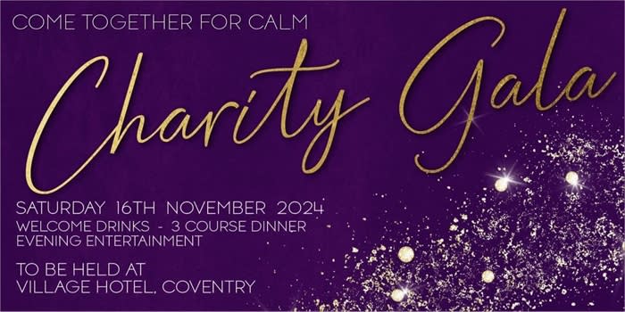 Come Together for CALM Charity Gala - Visit Birmingham