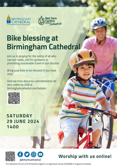Bike blessing at Birmingham Cathedral - Visit Birmingham