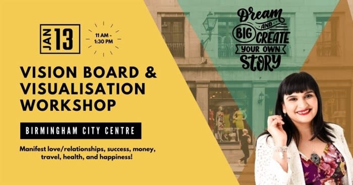 Vision board and Visualisation Workshop - Birmingham - Visit Birmingham