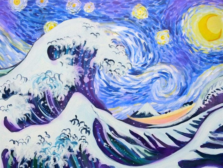 Paint Starry Night Over The Great Wave! Birmingham - Visit Birmingham