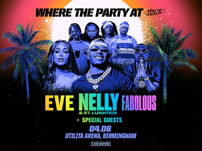 Nelly with Eve & Special Guests: Where The Party At Tour - Visit Birmingham