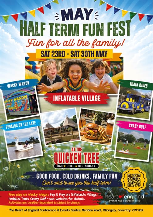 May Half Term Fun Fest at The Quicken Tree