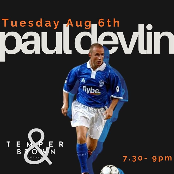 An Audience with Paul Devlin - Visit Birmingham