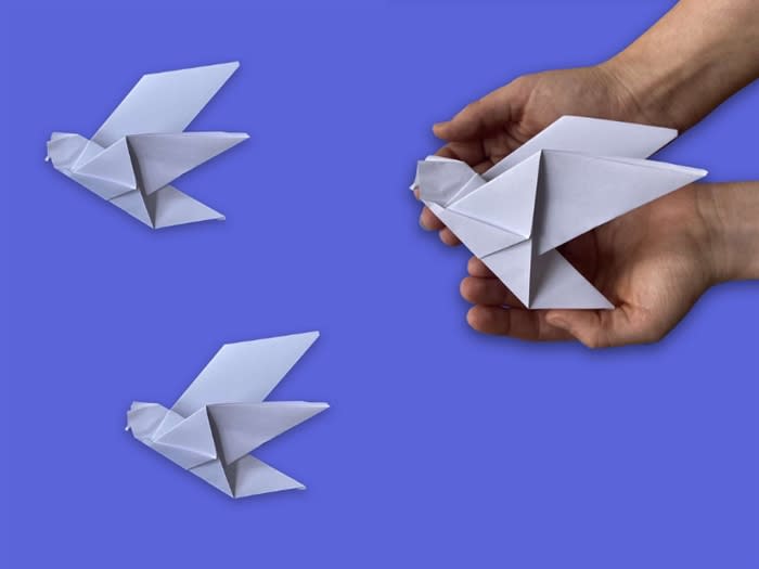 Origami Peace Doves
