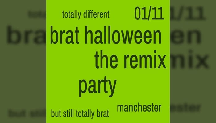 Brat Halloween Rave