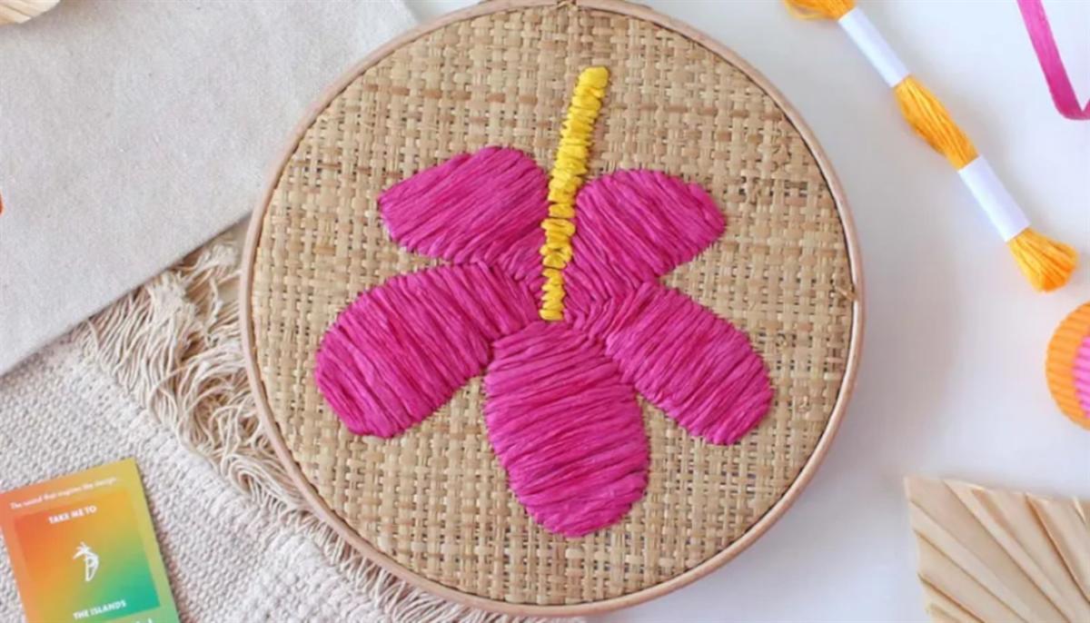 Raffia Embroidery Workshop