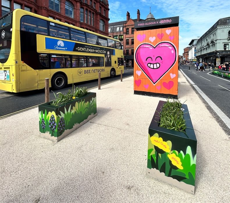 Fred Aldous X The Hammo Stevenson Square Urban Flower Garden