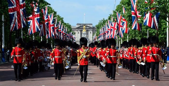 The Grenadier Guards Freedom Parade