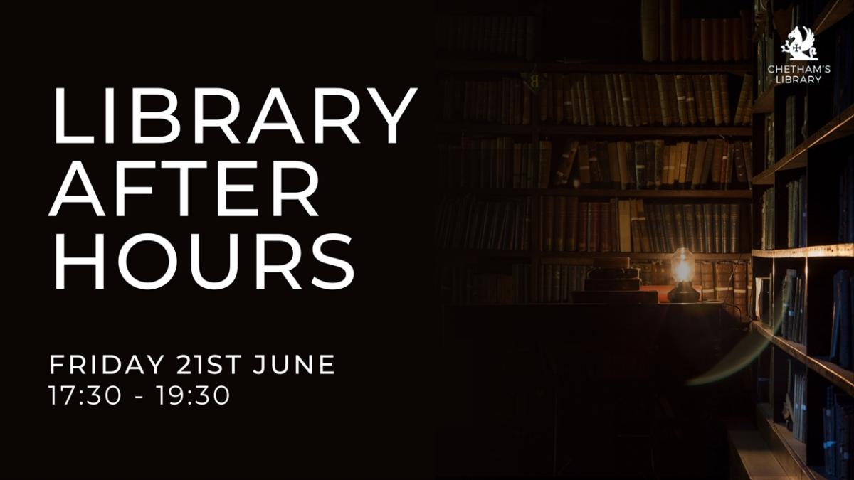 After Hours at Chetham's Library