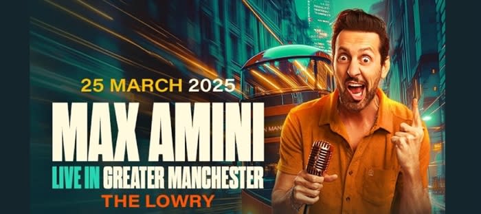 Max Amini Live in Greater Manchester!
