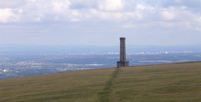 Peel Tower, Holcombe Moor and Ramsbottom