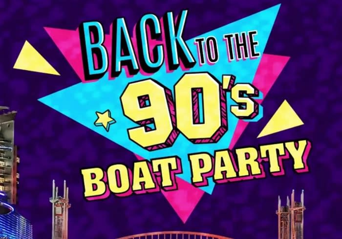 Back to the 90's Boat Party, Manchester River Cruises