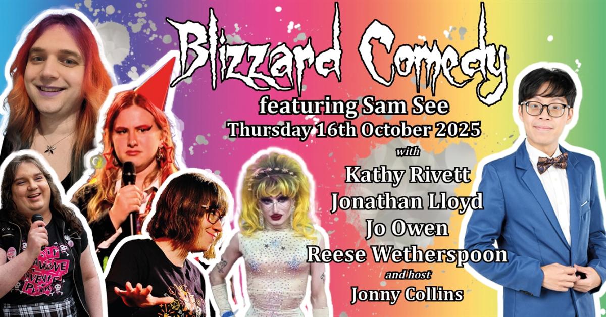Blizzard Comedy LIVE, featuring Sam See