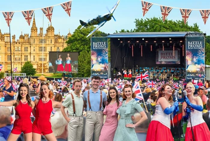 Burghley House Battle Proms Picnic Concert