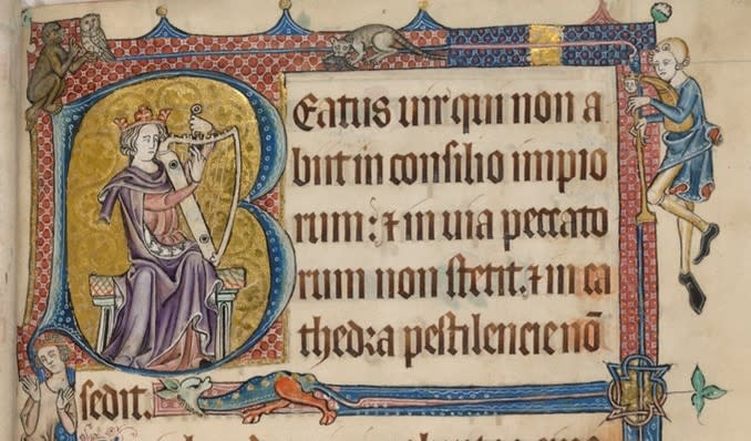 Music in the Luttrell Psalter, by Kate Witney