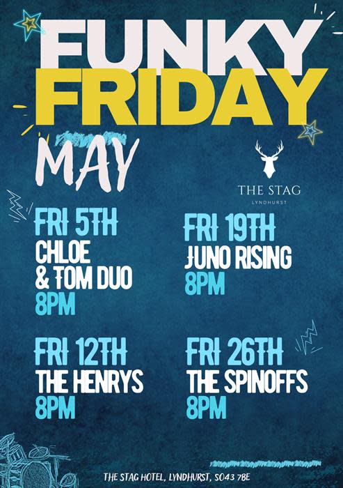 May Funky Friday - Live Music - Visit the New Forest