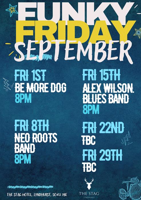 September Funky Friday - Live Music - Visit the New Forest