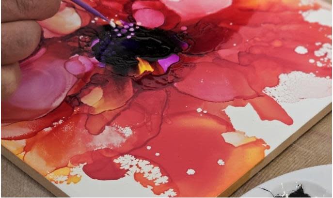 ALCOHOL INKS - Visit the New Forest