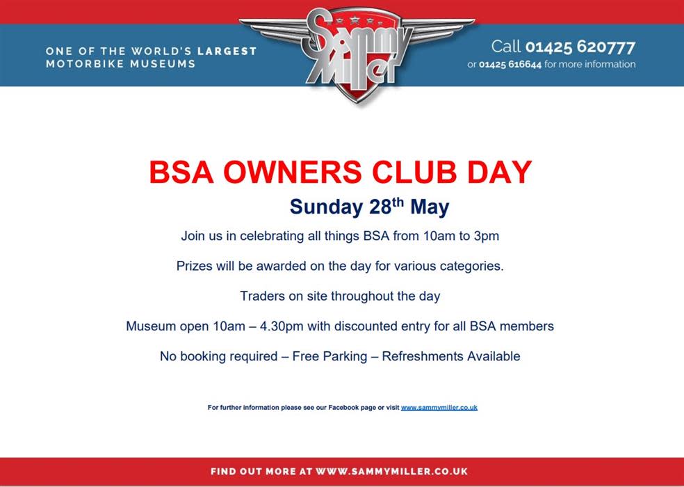 BSA Owners Club Day - Visit the New Forest
