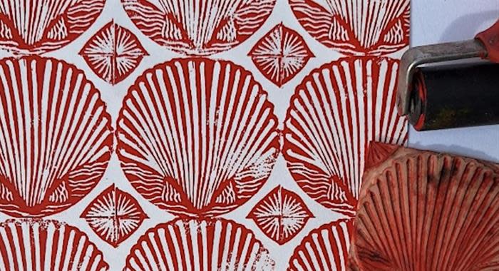 Block Printing Repeat Pattern Workshop with Becca Smith