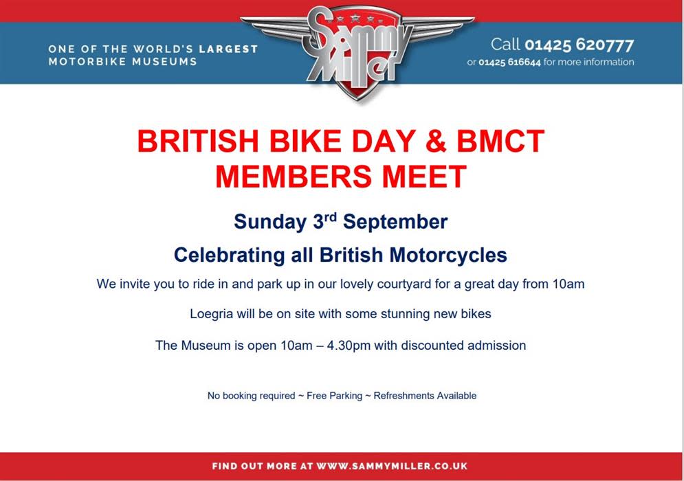British Bike Day & BMCT Meet - Visit the New Forest
