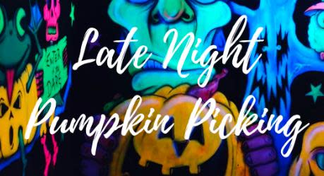 night pumpkin picking