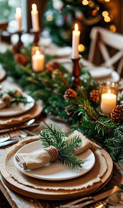 Christmas Table Decorations - Visit the New Forest