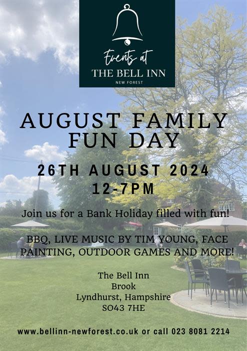 August Family Fun Day - Visit the New Forest