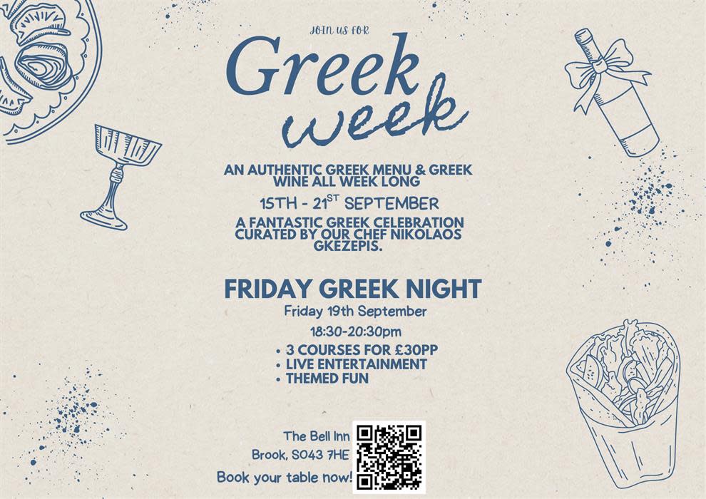 Greek Week - Visit the New Forest