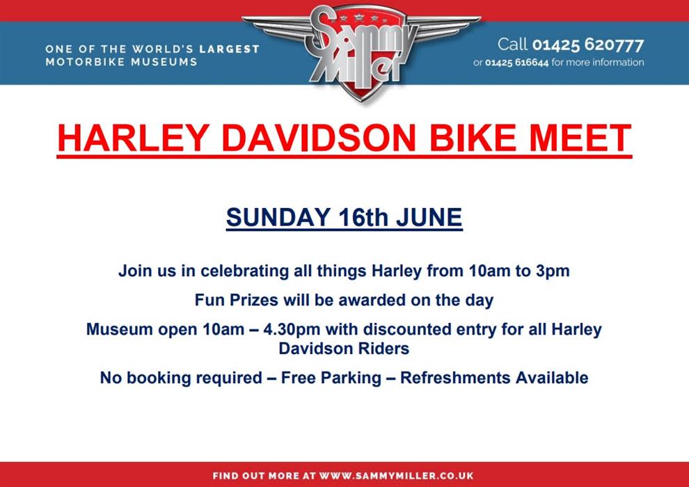 Harley Davidson Bike Meet - Visit the New Forest
