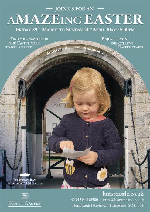An A-MAZE-ing Easter at Hurst Castle - Visit the New Forest