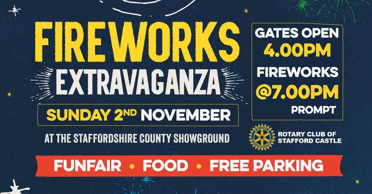 Staffordshire Fireworks Extravaganza 2025