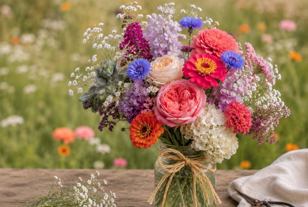 Jam Jar Posy Workshop - Visit the New Forest