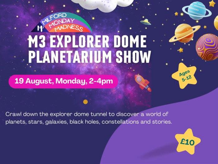 M3 Explorer Dome Planetarium Show - Visit the New Forest
